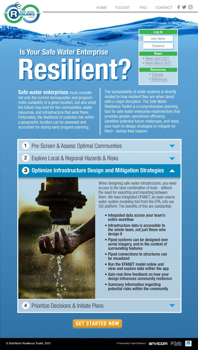 Using GIS to Identify and Mitigate Risk to Water Infrastructure - Safe ...