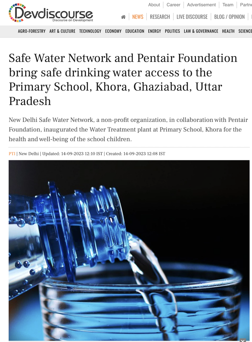 Safe Water Network Receives Pentair Foundation Grant for 2023-2024 ...
